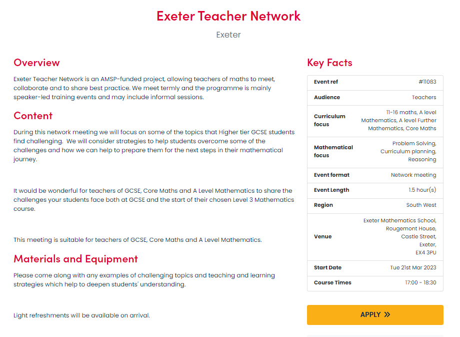 Exeter Maths School | Teachers – Maths