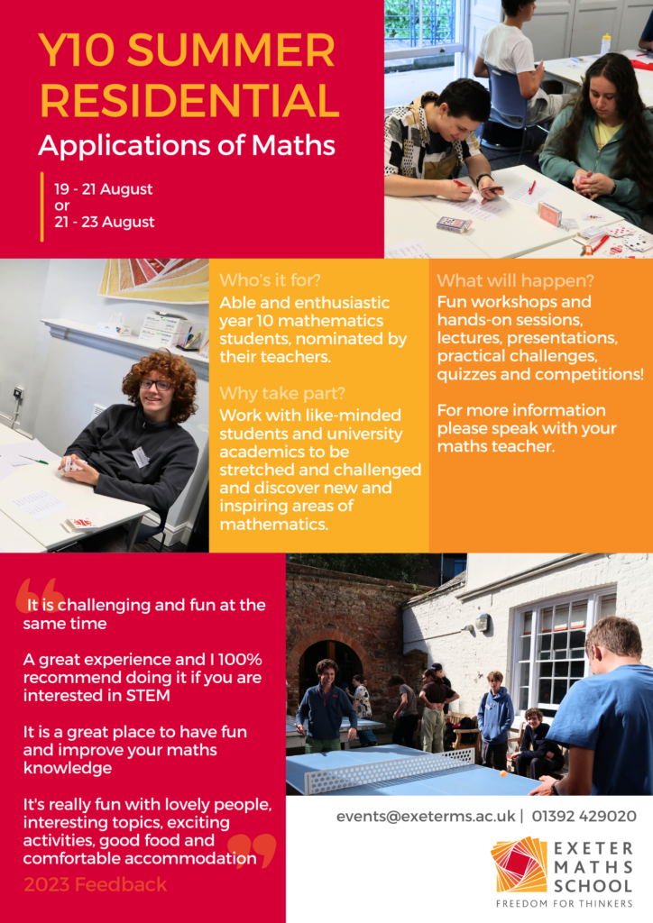 Exeter Maths School | Students – Secondary Maths