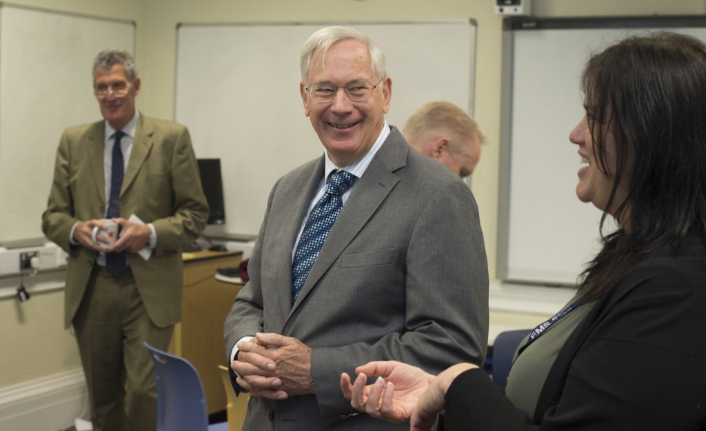 Exeter Maths School | Duke of Gloucester has a taste of EMS
